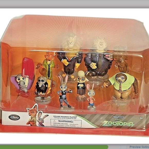 Disney | Toys | Disney Store Exclusive Zootopia Deluxe Figurines | Poshmark